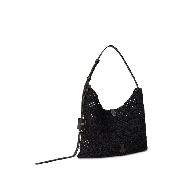 Ralph Lauren Polo Play Cord Messenger Bag - Black