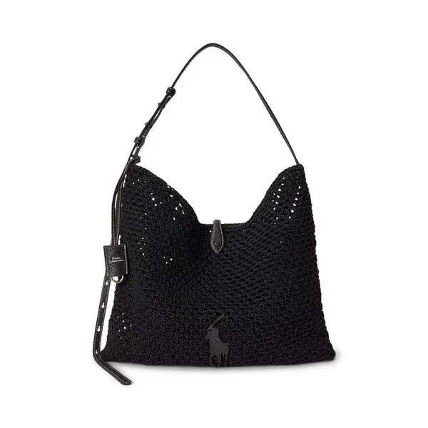 Ralph Lauren Polo Play Cord Messenger Bag - Black