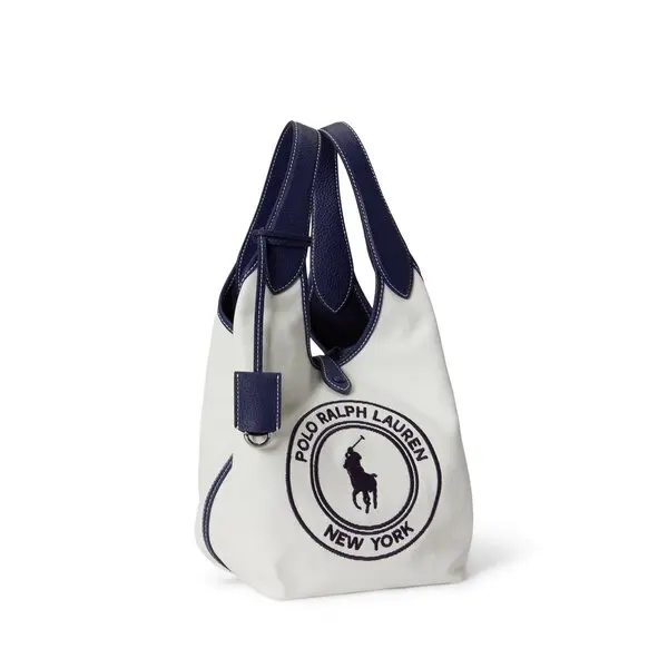 Ralph Lauren Canvas Tote With Logo