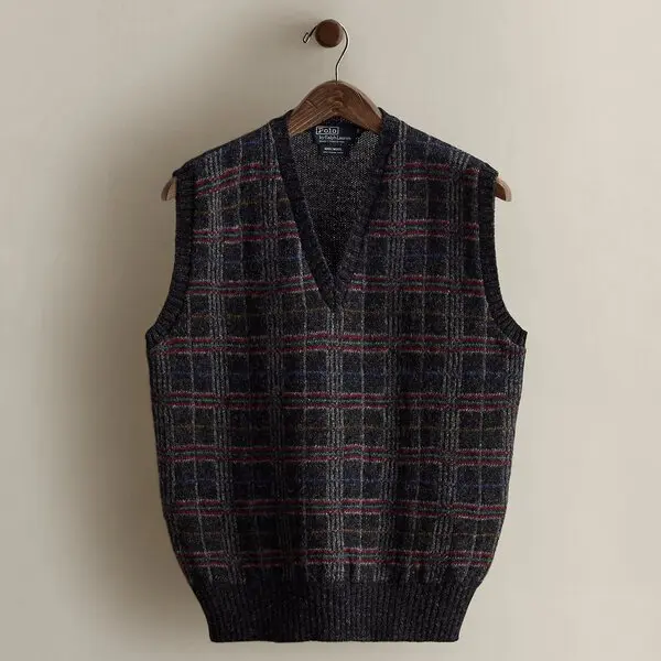 Ralph Lauren Plaid Sweater Vest