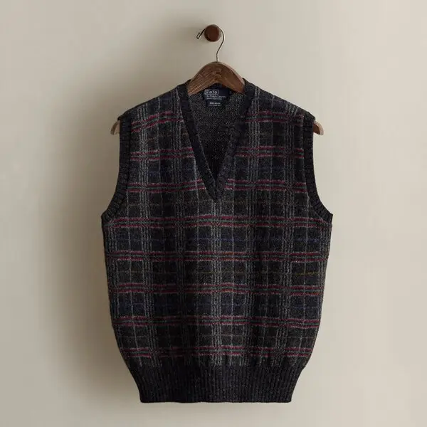 Ralph Lauren Plaid Sweater Vest