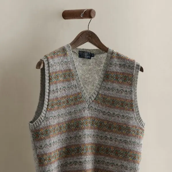 Ralph Lauren Vintage Fair Isle Sweater Vest