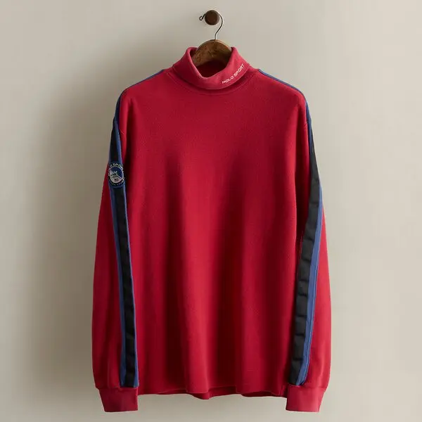 Ralph Lauren 1997 Polo Sport Mockneck - Red