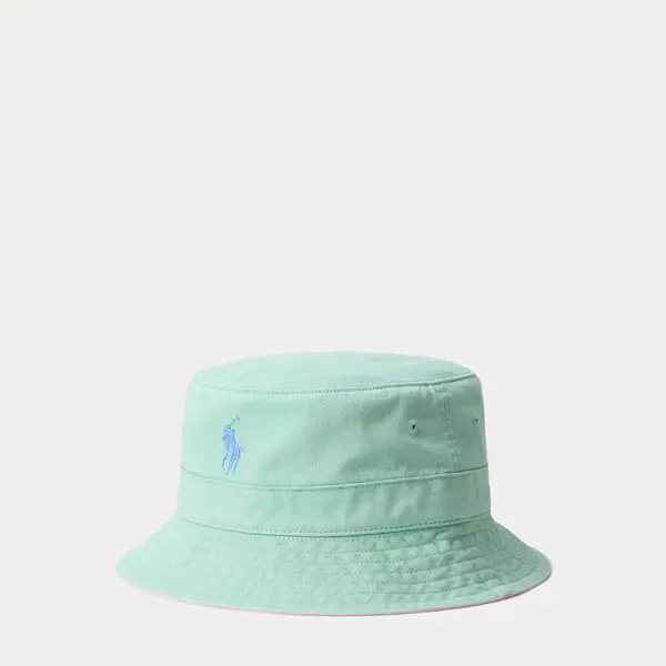 Ralph Lauren Cotton Twill Bucket Hat - Celadon