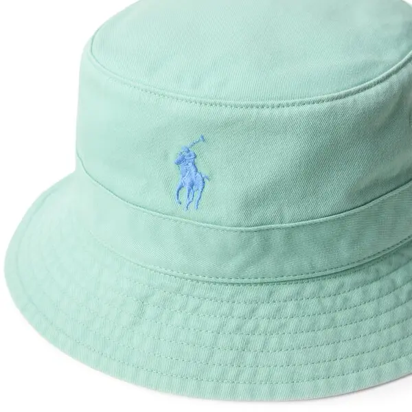 Ralph Lauren Cotton Twill Bucket Hat - Celadon