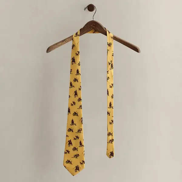 Ralph Lauren Vintage Handmade Silk Neck Tie - Yellow