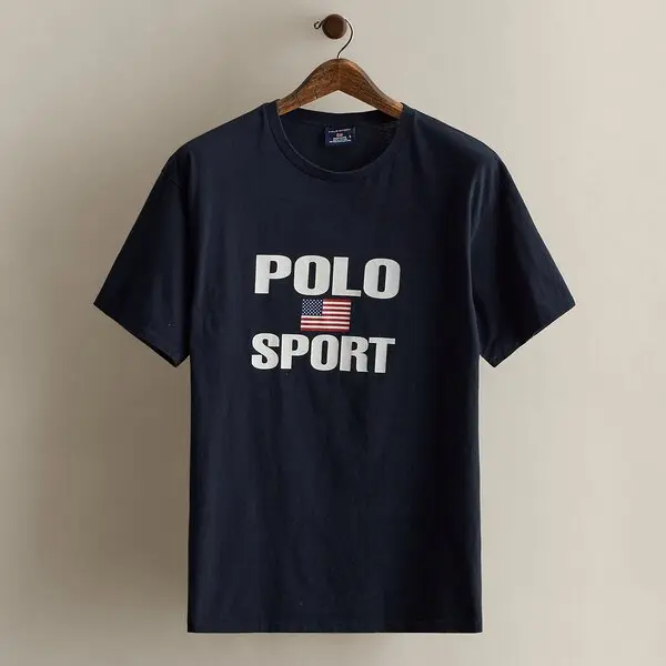 Ralph Lauren 1996 Polo Sport T-shirt Size - Black