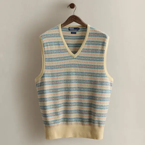 Ralph Lauren 1995 Fair Isle Sweater Vest Size - Multi