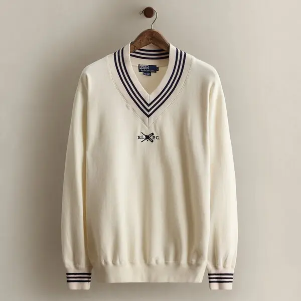 Ralph Lauren 1989 Cricket Sweatshirt Size - White