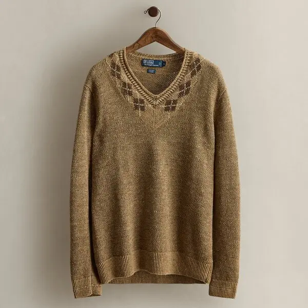 Ralph Lauren 2012 Linen-blend Sweater Size - Tan