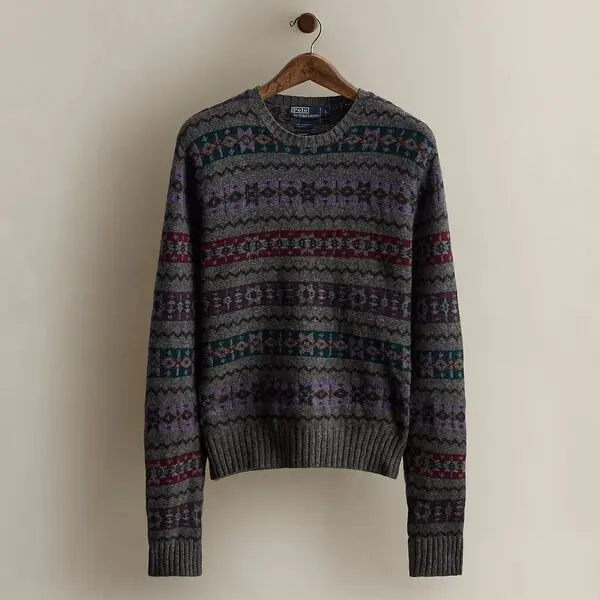 Ralph Lauren Vintage Slim Fair Isle Sweater Size - Multi