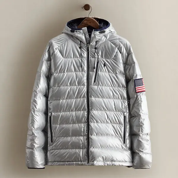 Ralph Lauren 2019 Quilted Jacket Size - Silver