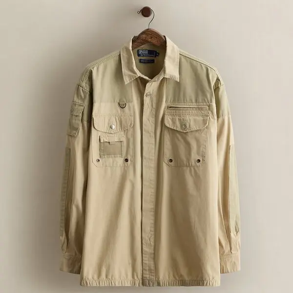 Ralph Lauren Vintage Utility Overshirt Size - Tan