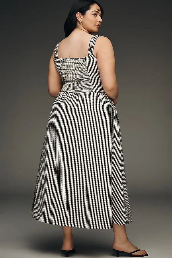 Astr The Label Temperance A-line Buttondown Maxi Dress