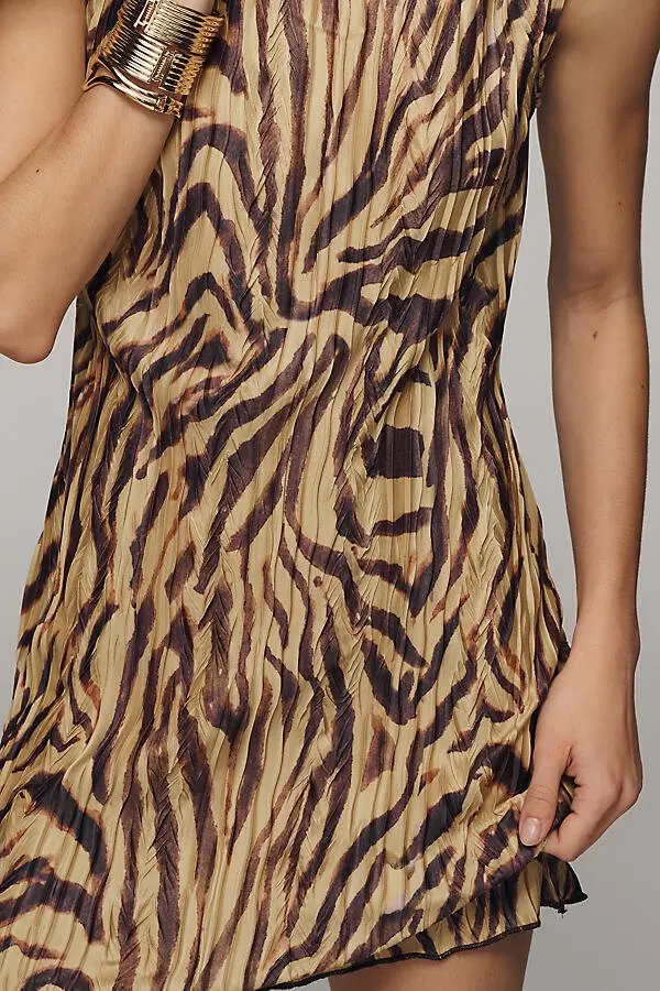 taylor swift brown dress eras tour Sleeveless Boat Neck Swing Plaid Woven Mini Dress – Cultured Cloths Apparel  & Accessories main image 1