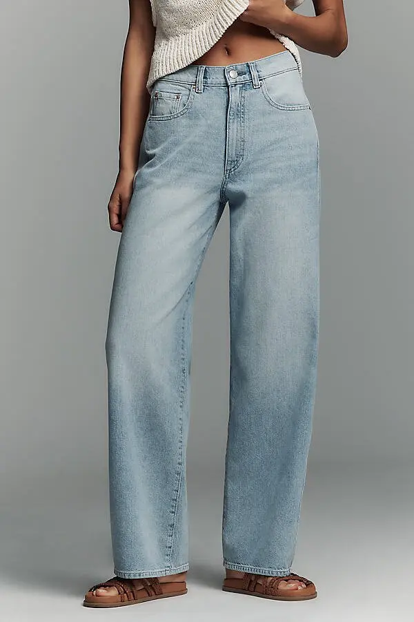 DL1961 Taylor High-rise Relaxed Barrel Jeans - Blue Mist