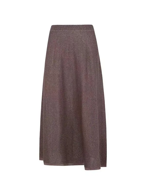 D.exterior A-line Maxi Skirt