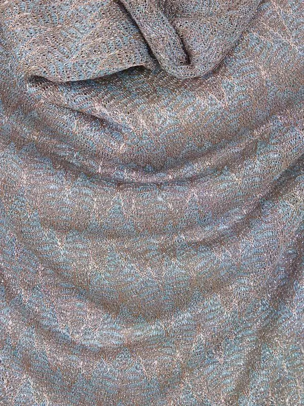 D.exterior Zigzag-pattern Top - Brown