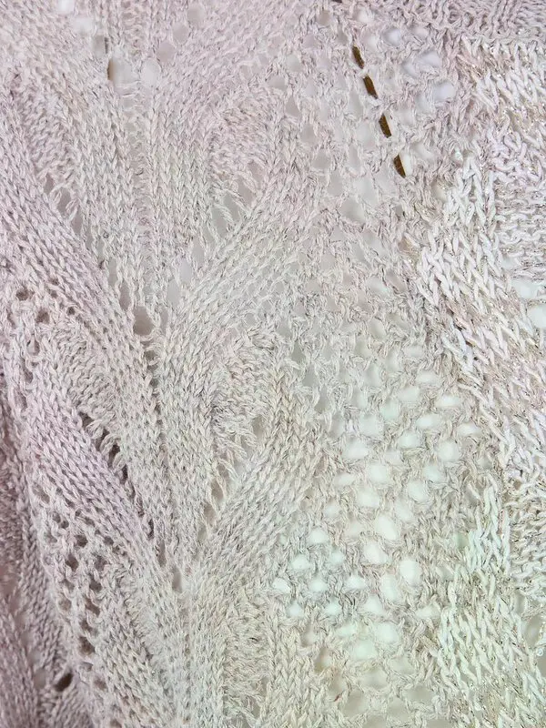 D.exterior Openwork Knit T-shirt