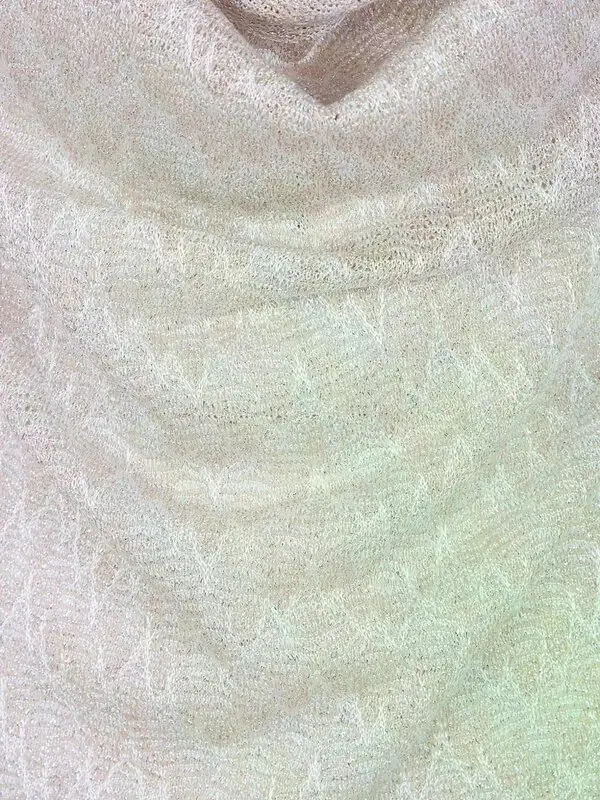 D.exterior Zigzag-pattern Top - Neutrals