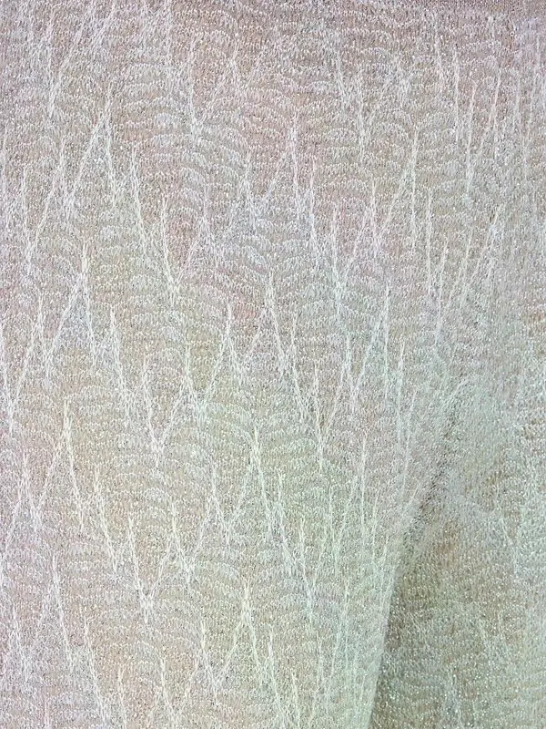 D.exterior Chevron-knit Wide-leg Trousers - Neutrals