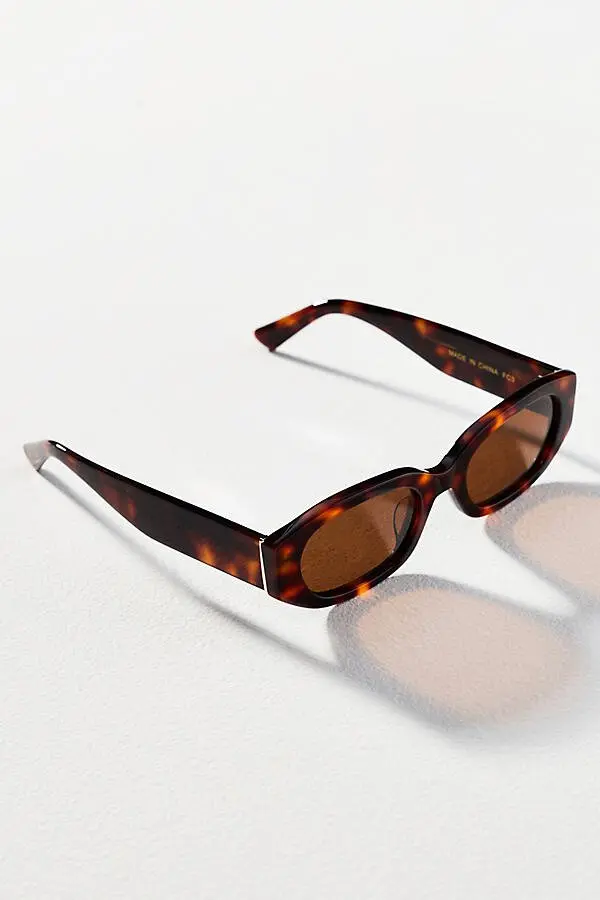 Anthropologie Geometric Rectangle Sunglasses