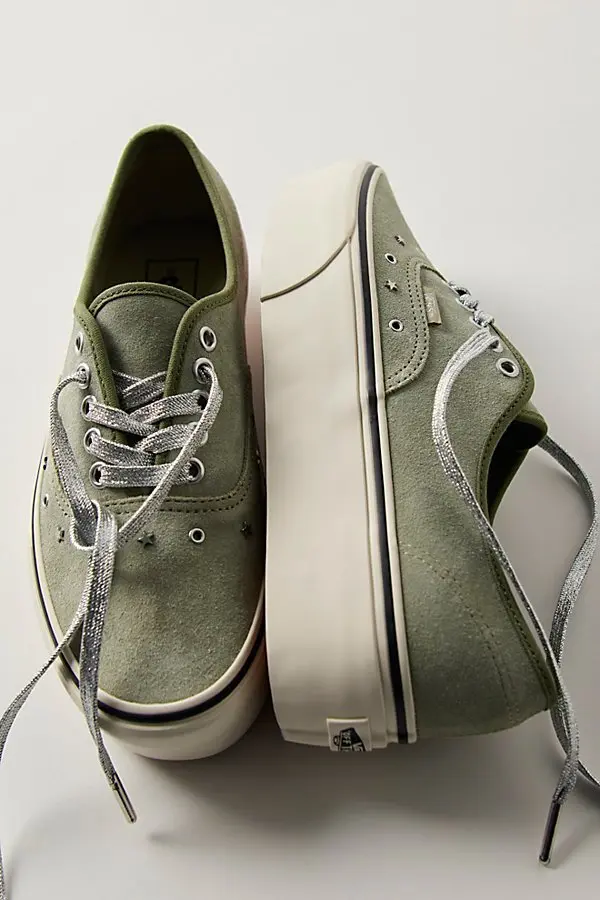 VANS Authentic Stackform Sneakers - Suede Neutral Olive
