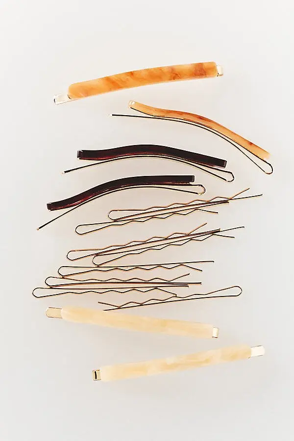 Anthropologie Naturals Collection Bobbie Pin Set