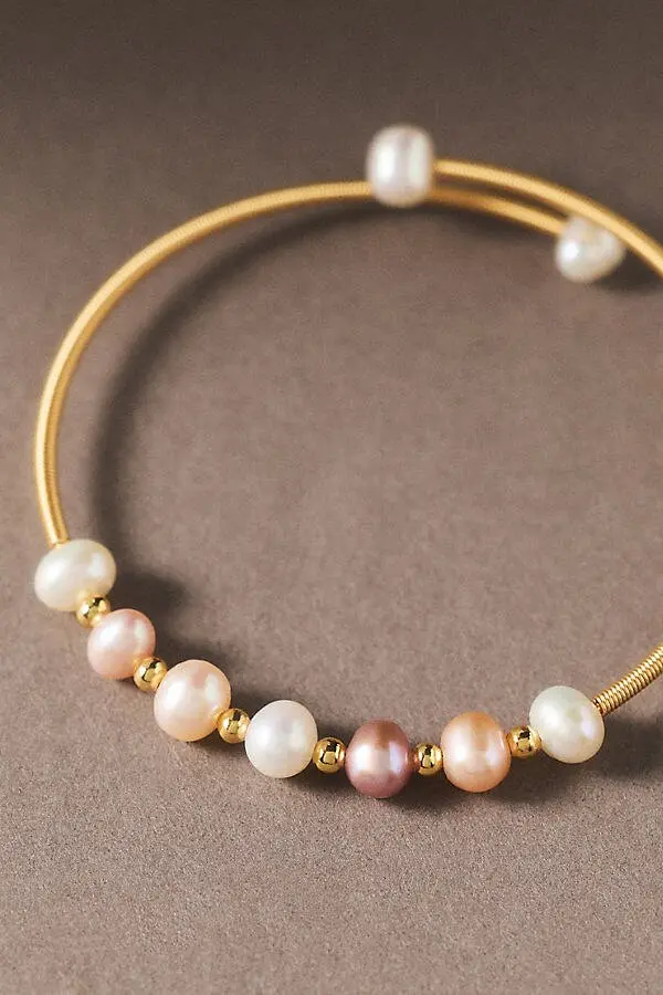 YM Mixed Pearl Slider Bracelet
