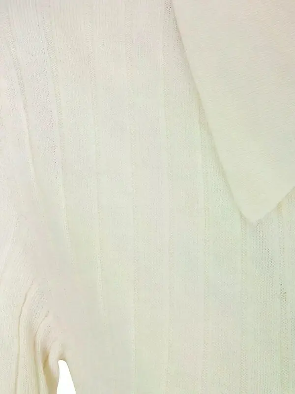 A.p.c. Ribbed Knit Polo Top