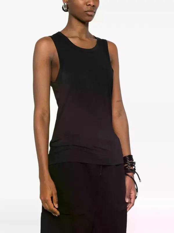 ENTIRE STUDIOS Round-neck Tank Top - Black