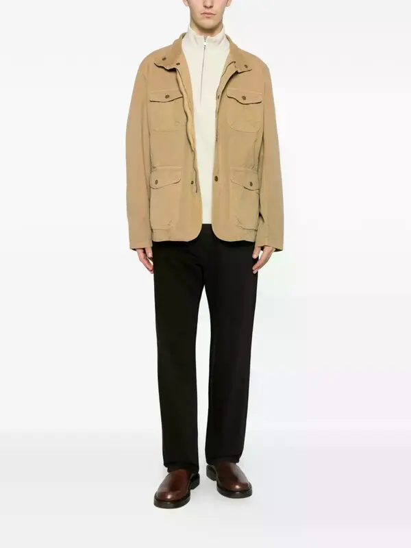 Barbour Ogston Buttoned Pocket Jacket - Neutrals