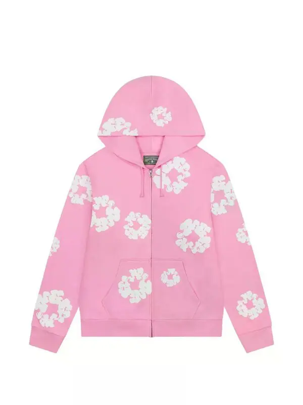 DENIM TEARS Hooded Zip Sweater