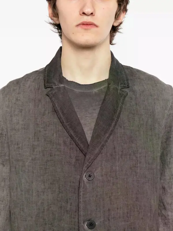 THOM KROM Linen Button-up Jacket