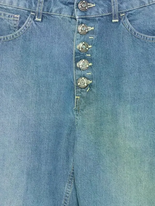 DONDUP Belt-loop Buttoned Jeans
