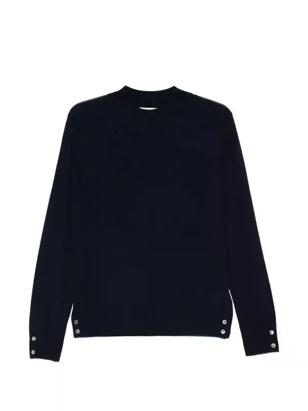 IVORY PARIS Button-detail Sweater - Blue