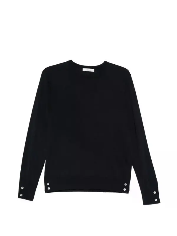 IVORY PARIS Button-detailed Sweater - Blue