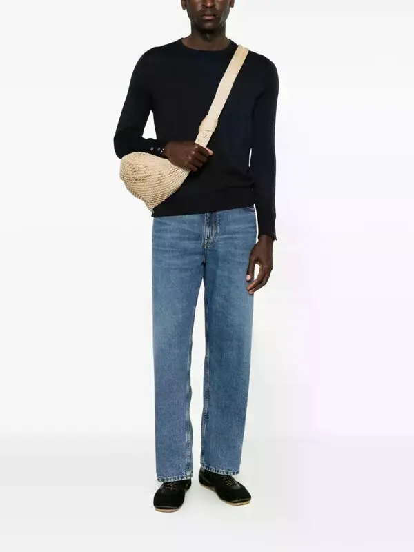 IVORY PARIS Button-detailed Sweater - Blue