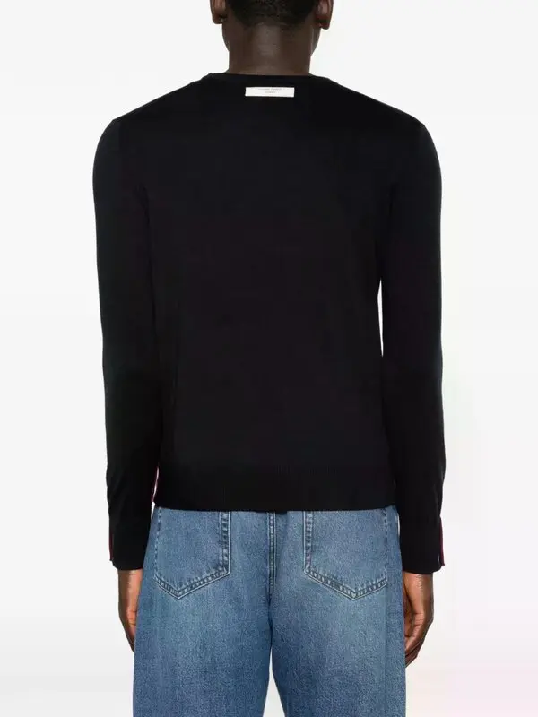 IVORY PARIS Button-detailed Sweater - Blue