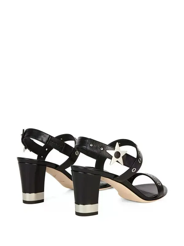 GIUSEPPE ZANOTTI Eyelet Applique Sandals