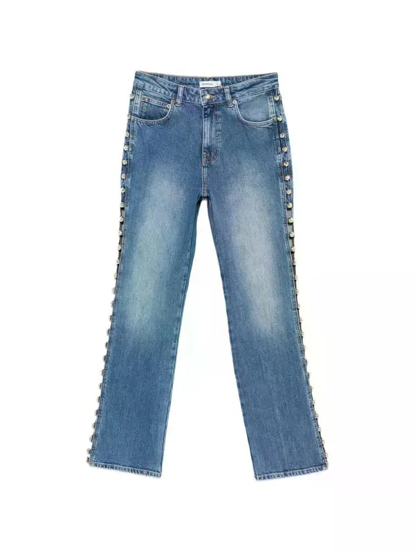 Simkhai Button-embellished Jeans