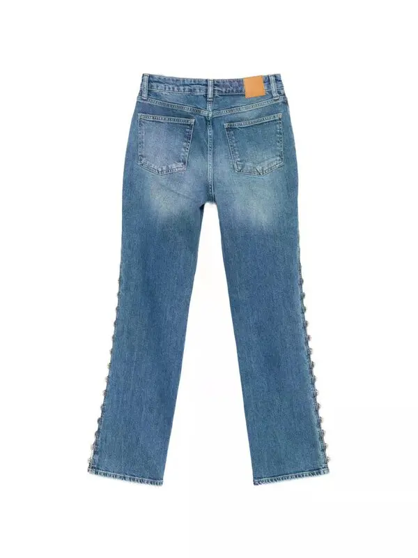 Simkhai Button-embellished Jeans