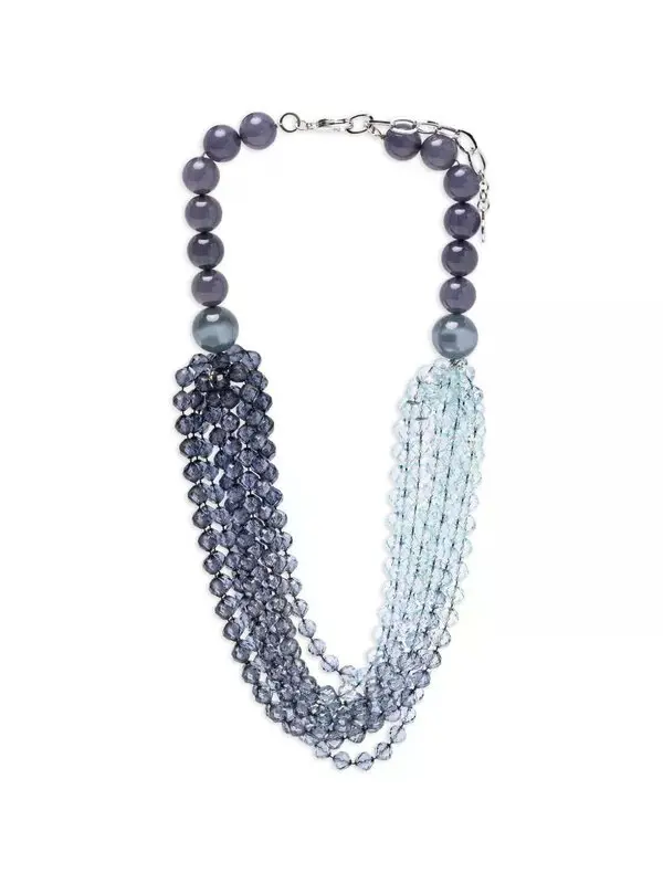 Emporio Armani Beaded Necklace - Blue