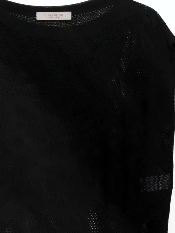 D.exterior Sleeveless Knitted Top