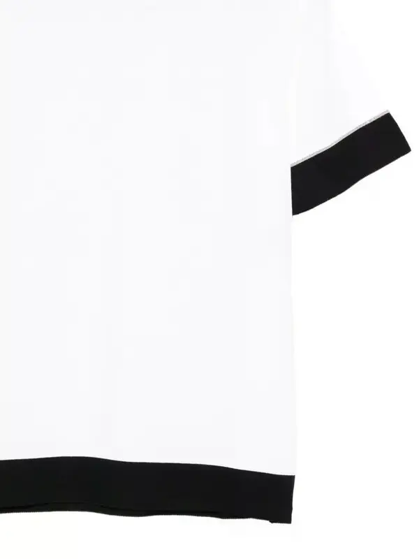 D.exterior Contrast-trim T-shirt