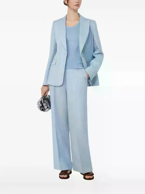 Max Mara Single-breasted Linen Blazer