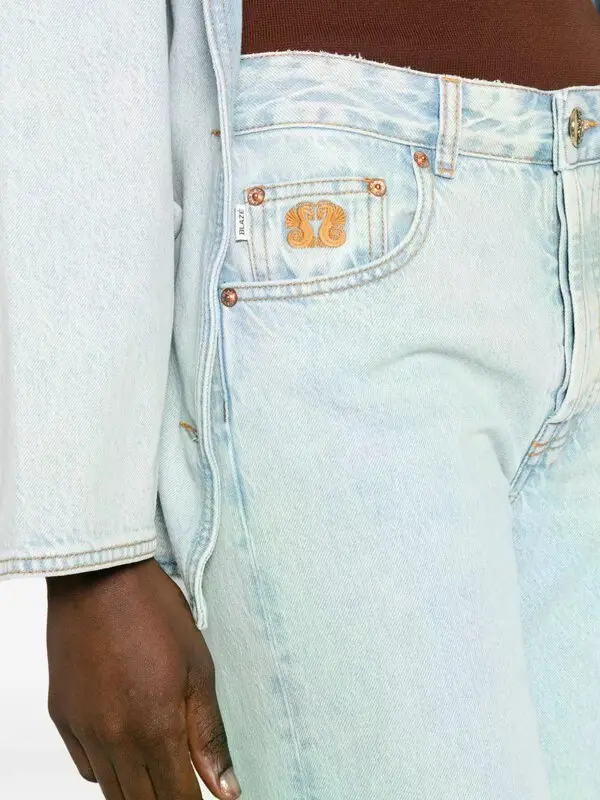 BLAZÉ MILANO Logo Detail Jeans