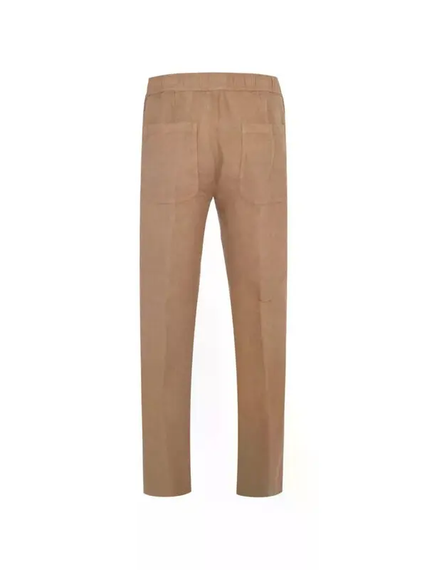 120% Lino Drawstring Trousers - Neutrals