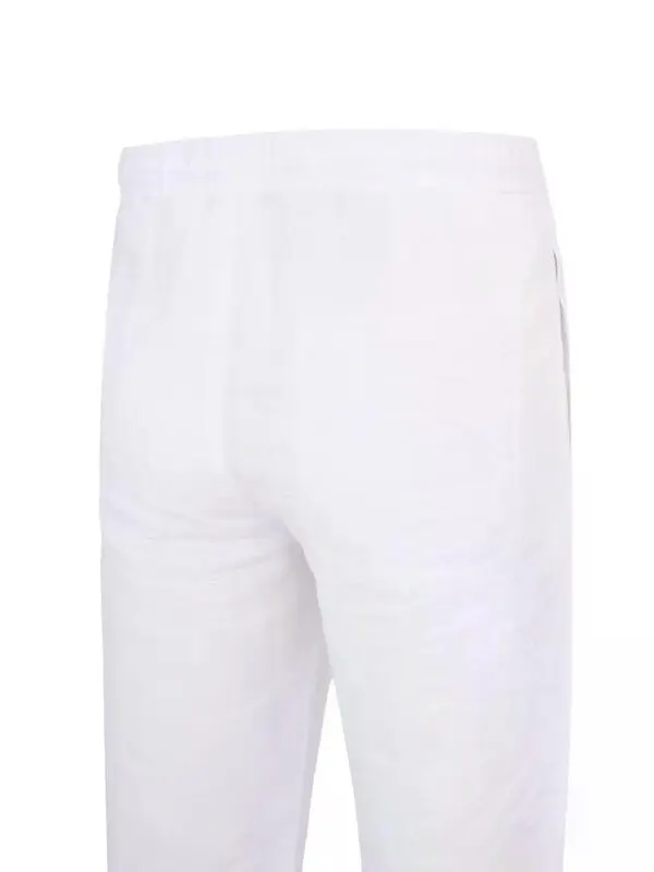 120% Lino Drawstring Trousers - White
