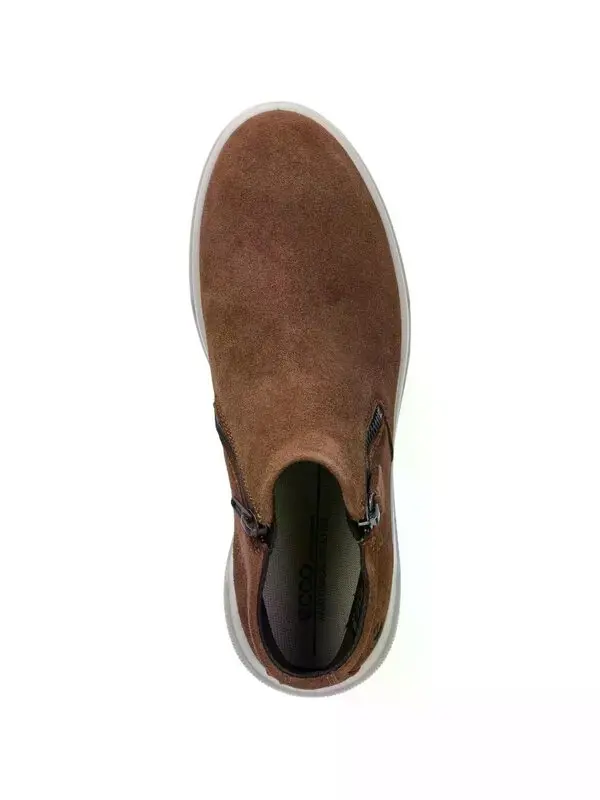 Ecco Zip Suede Boots